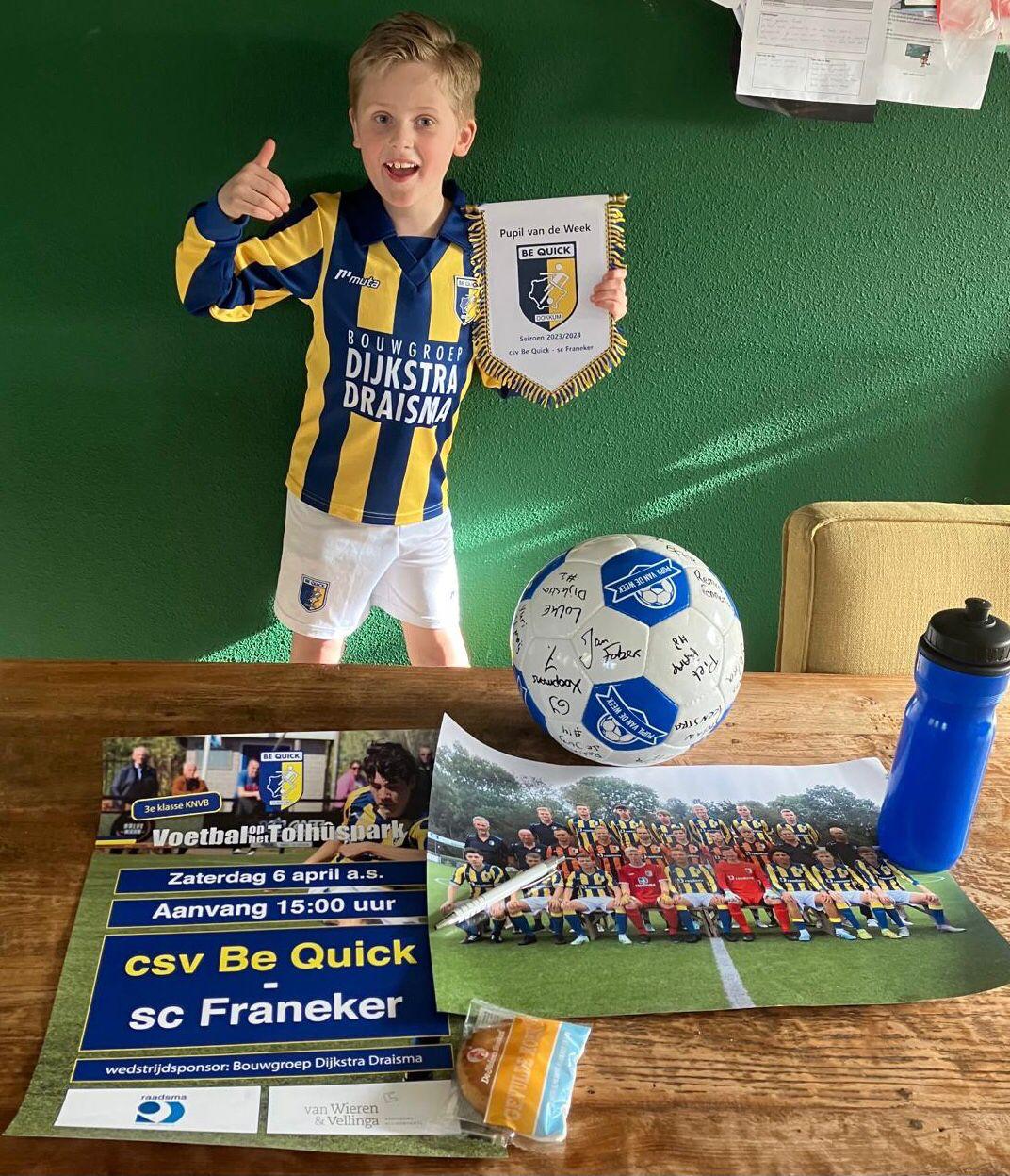 Pupil van de week: Sieb Dijkstra | Be Quick Dokkum